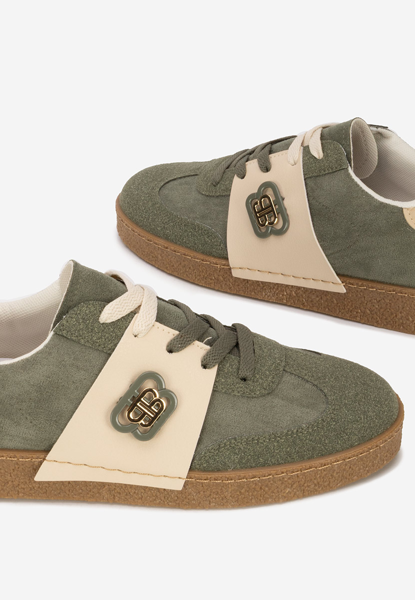 Дамски сникърси Kathea зелен Zapatos